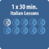 Online Italian lessons: 1 x 30-minute lesson